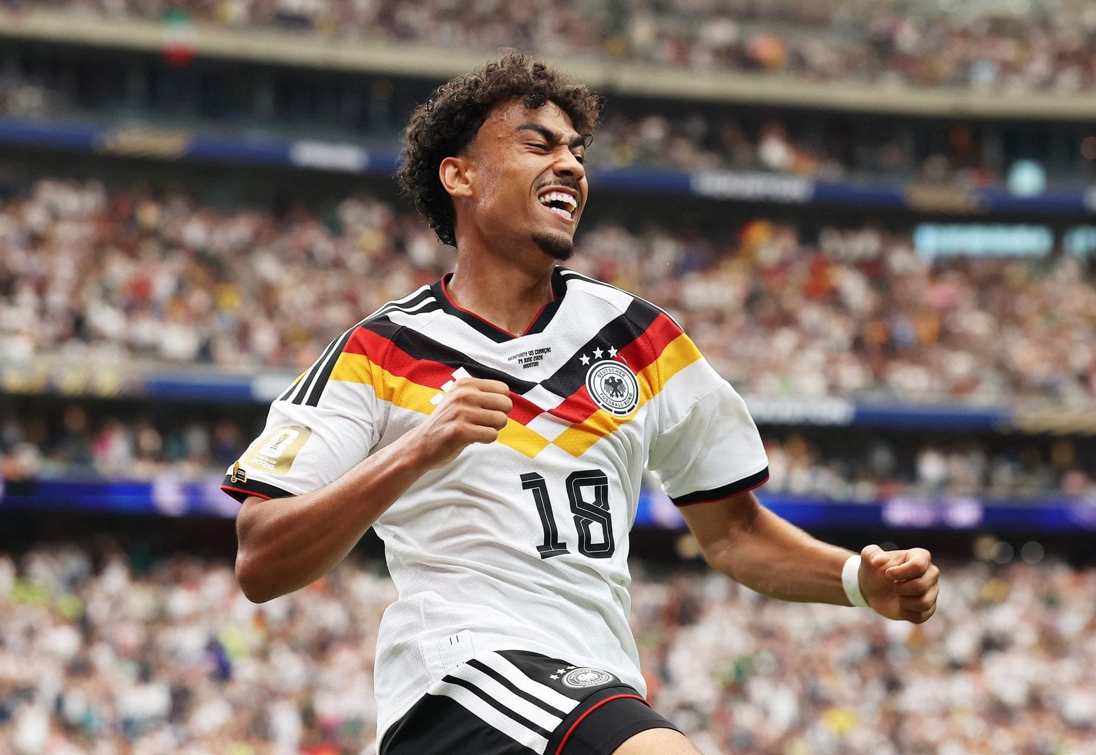 DFB-Elf macht es deutlich: Nathaniel Brown trifft zum 5:1 gegen Curaçao